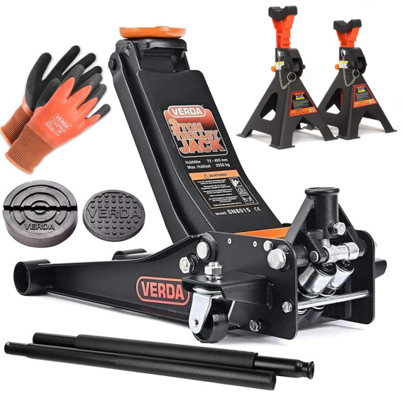 Verda Tiefer Wagenheber 3t Rangierwagenheber 73 - 515 mm mit ...